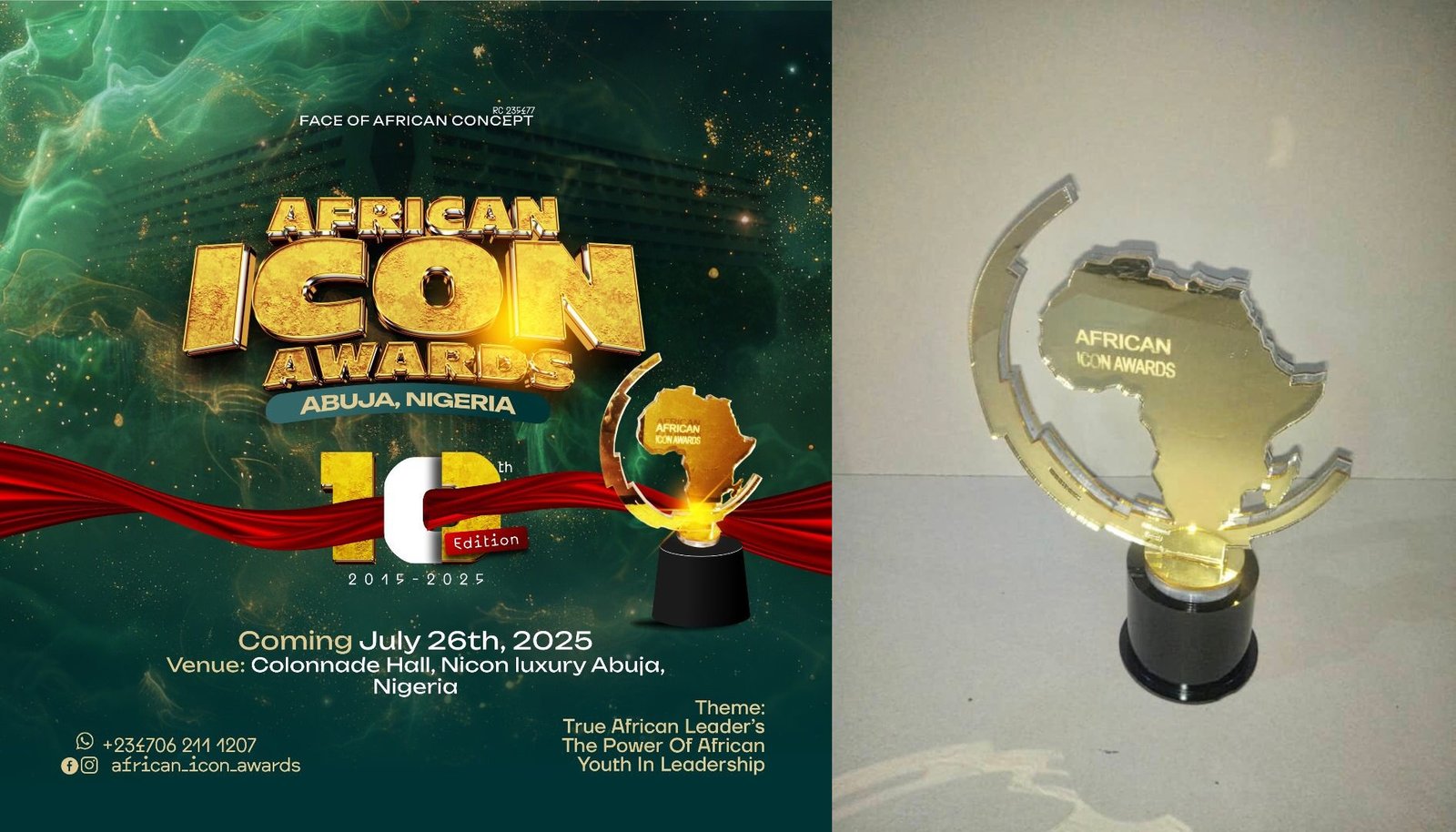 10th Anniversary: African Icon Awards Announces 2025 Awardees – NV News